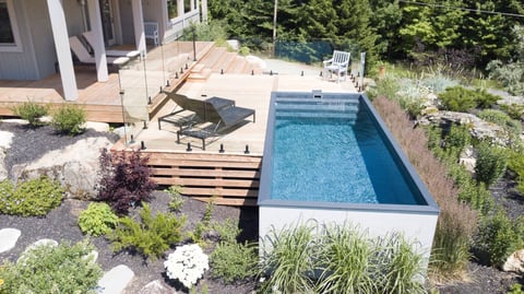Plunge Pool Installation in Idaho Falls & Northwest WY | Outback Landscape